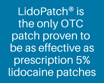 LidoPatch – OTC Lidocaine Pain Patch